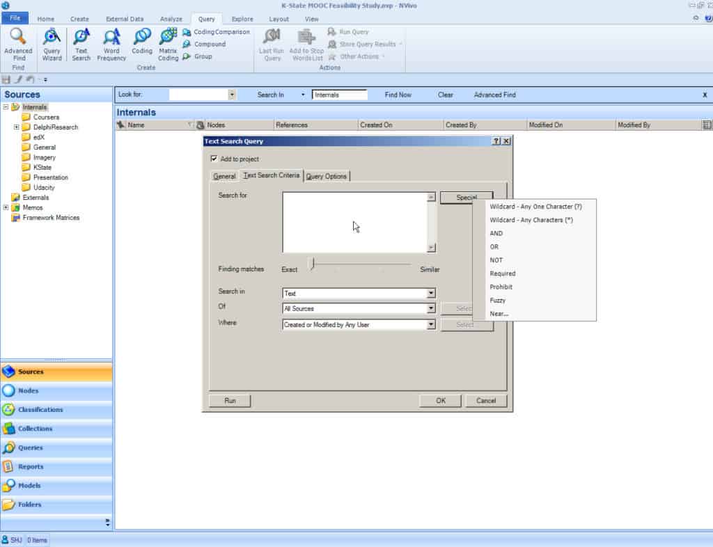 NVivo 9 or 10 – Tutorial 2 – making cases in NVivo and linking them to demographics – QDATRAINING